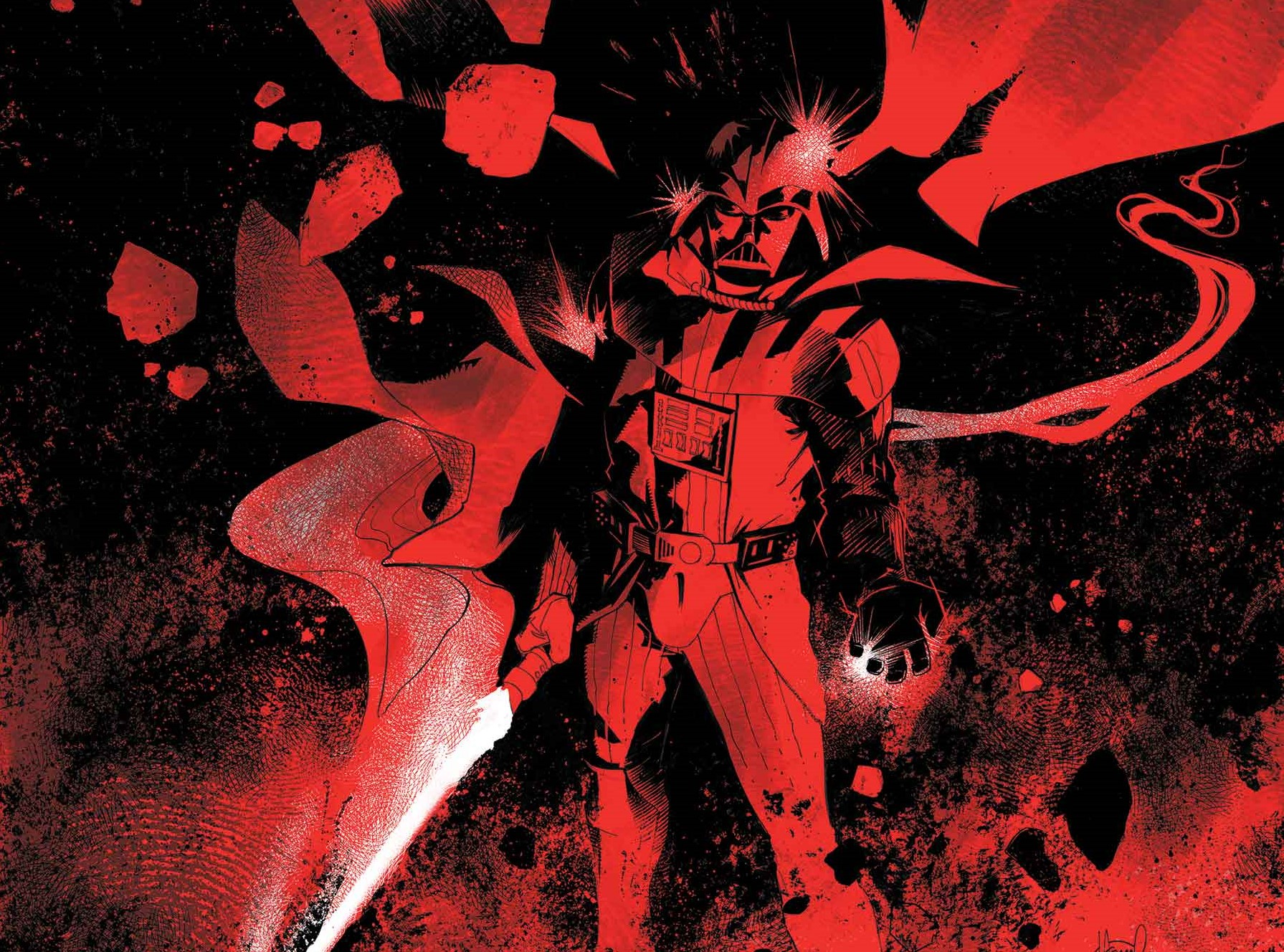 Interview: David Pepose on Writing the Dark Lord in STAR WARS: DARTH VADER - BLACK, WHITE & RED ...